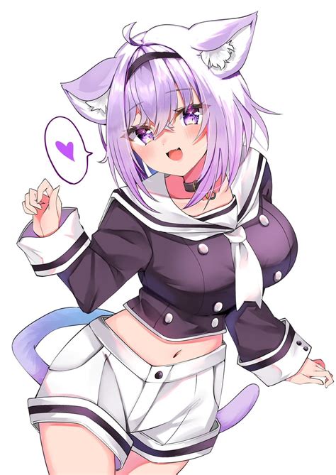 Nekomata Okayu And Nekomata Okayu Hololive Drawn By Yuanagae Danbooru