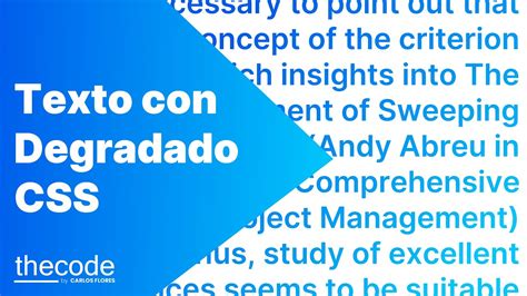 Texto Con Degradado Con Css Facil En Menos De 2 Minutos Youtube