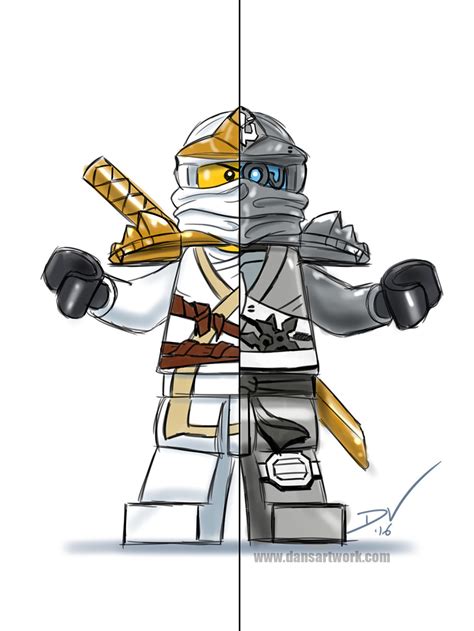 Ninjago Drawing Zane At Free For Personal Use Ninjago