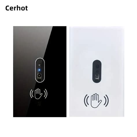 ☾cerhot Need Neutral Wire Ir Wall Light Switch Wave Infrared Sensor Switch No Need Touch Eu Uk U