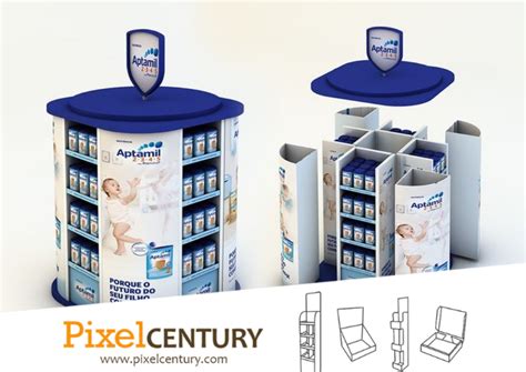 Block Display Pop Display Printing Corrugated Pos Materials And Retail Displays Pixel