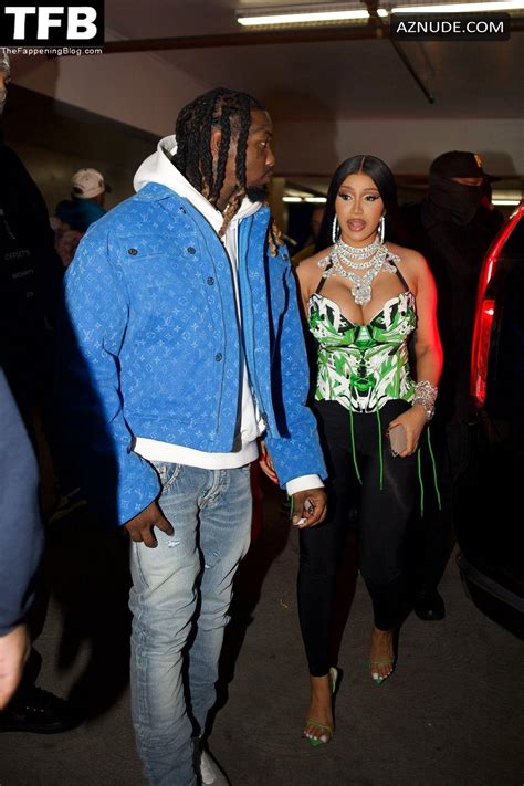 Cardi B And Offset Hold Hands As They Arrive At Birthday Party In Los Angeles Aznude