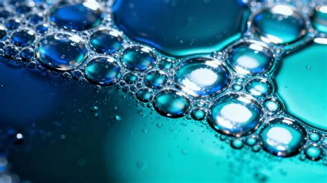 Free Luminous Liquid Geometry Image Water Droplets Macro Download