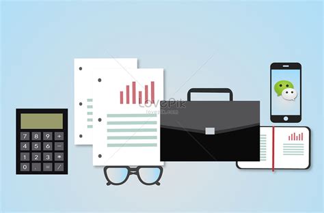 사무 용품 일러스트 무료 다운로드 Lovepik