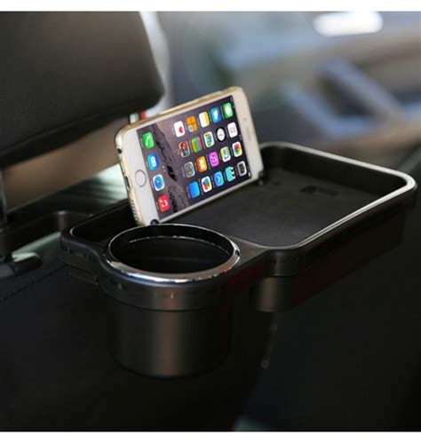 차량용 뒷자석 헤드레스트 컵홀더 테이블 거치대 티몬