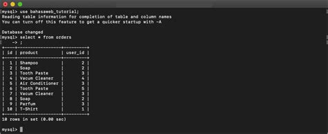 Tutorial Column Alias Di Mysql