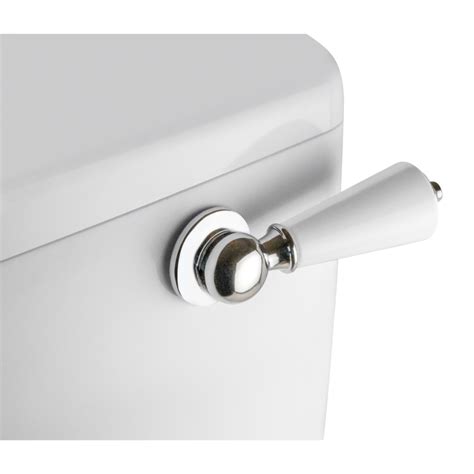 White Chrome Flush Lever Fluidmaster