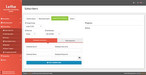 Lethe PHP Newsletter Mailing System By Thunderfury CodeCanyon