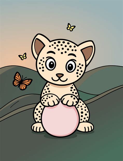 Leopard Cub By Kramerivectors On Deviantart