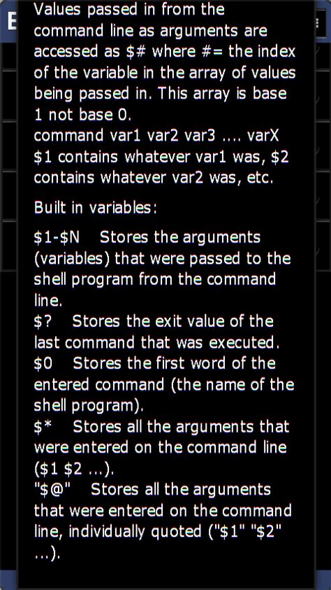 Bash Programming Reference Devpost