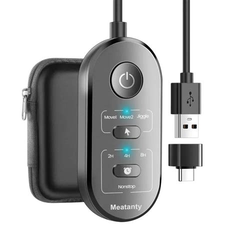 {hot} 2 In 1 Usb Mouse Jiggler Undetectable Mover Automatic Computer Keeps Awake Simulate