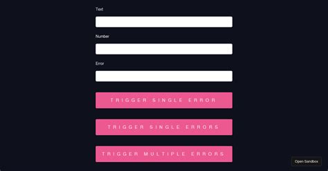 React Hook Form Issue 1266 Codesandbox