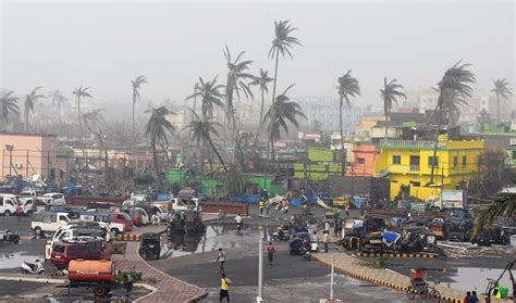 Indias Modi Conducts Aerial Survey Of Cyclone Ravaged Areas In Odisha