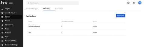 Create A Metadata Template Box Developer Documentation