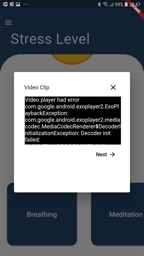 Dart Video Player Error Google Android Exoplayer Mediacodec MediaCodecRenderer