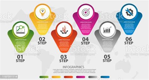 현대 3d 벡터 그림 6 개의 요소 아이콘 및 그림이있는 원형 인포 그래픽 템플릿입니다 비즈니스 프리젠 테이션 웹 디자인 응용 프로그램 인터페이스 6 단계다이어그램을 위해