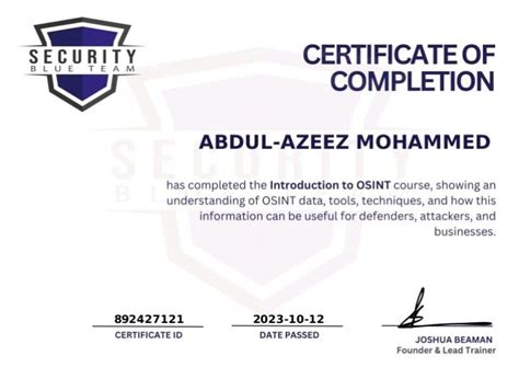 Abdul Azeez Mohammed On Linkedin Securityblueteam Btja Osint