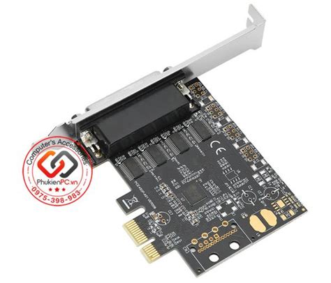 Card chuyển đổi PCI E to 4 RS232 Chipset AX99100