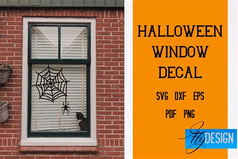 Halloween Window Decal Svg Graphic By Flydesignsvg · Creative Fabrica