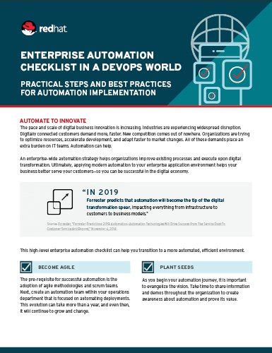 Enterprise Automation Checklist In A Devops World