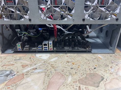 Mining Rig Cabinet With Asus Muti Gpu Board Processor Memory