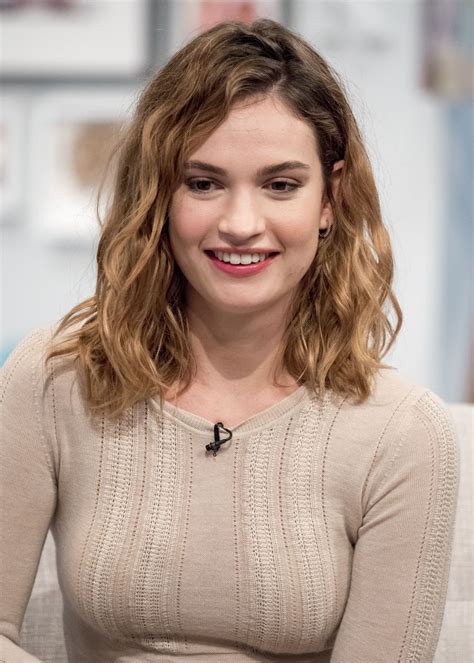 Lily James At Lorraine Tv Show In London 02012016 Hawtcelebs