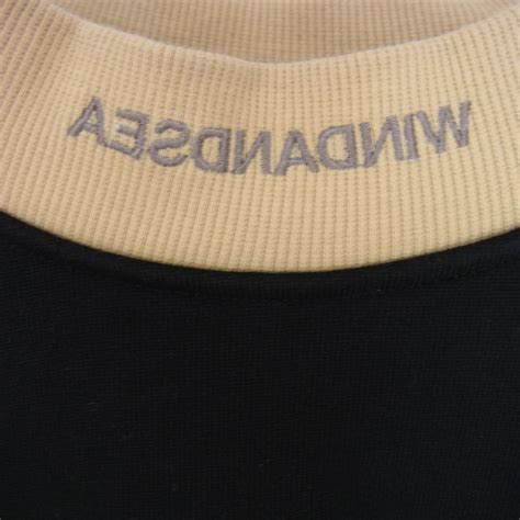 Wind And Sea ウィンダンシー 20aw Wds 20a Tps 02 Wds 2t Swest Shirt ネックロゴ刺繍 スウ