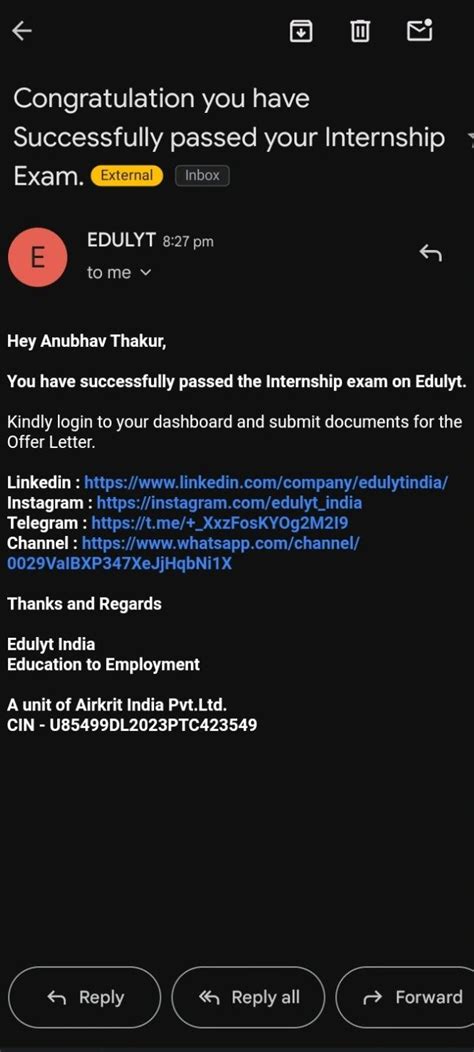 Anubhav Thakur On Linkedin Edulyt India