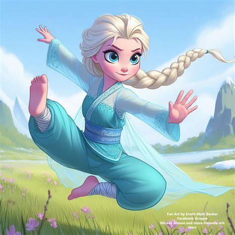 Unsere Wundervolle Elsa übt Die Kunst Des Kung Fu Elsa ~ Die Eiskönigin
