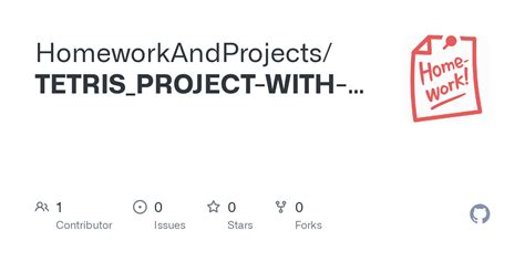 Github Homeworkandprojectstetrisproject With Controller Or Keyboard