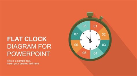 Analog Clock Time Management Diagram For Powerpoint Slidemodel