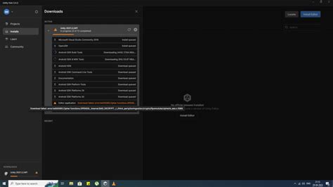 Cant Download Editor From Unity Hub Runity2d