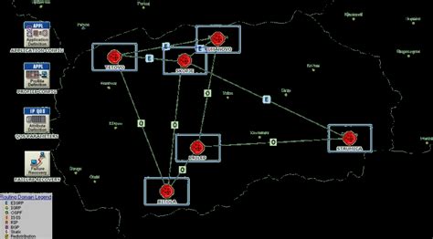 network topology of eigrp ospf scenario download scientific diagram