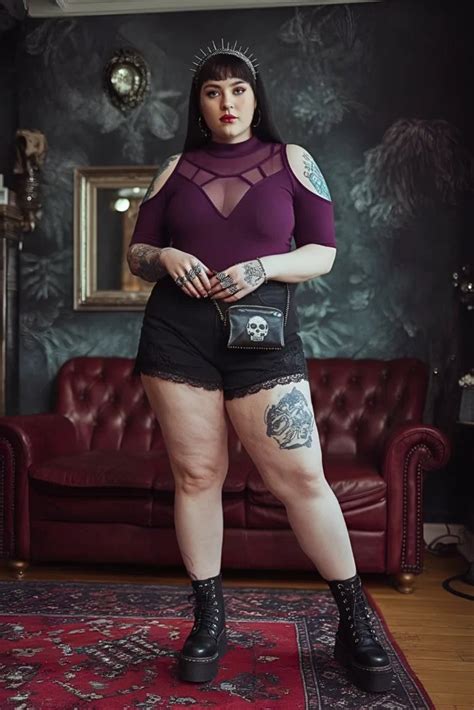 20 Hauntingly Hot Curvy Goth Outfits Thatll Turn Heads Mrs And The