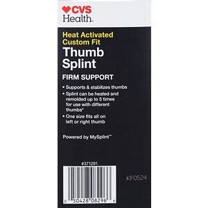 CVS Health Custom Fit Thumb Splint Pick Up In Store TODAY At CVS