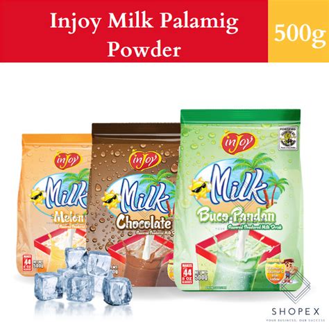 Injoy Milk Palamig Flavoured Powder 500g Chocolate Buko Pandan Melon Injoy Buco Local