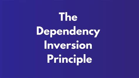 Dmytro Chumakov On Linkedin Dependencyinversionprinciple Dip