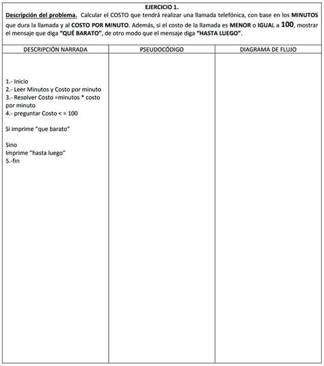 Solved Algortmo Con Diagrama Ejercicio 1 Descripción Del Problema
