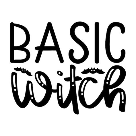 Premium Vector Basic Witch Svg