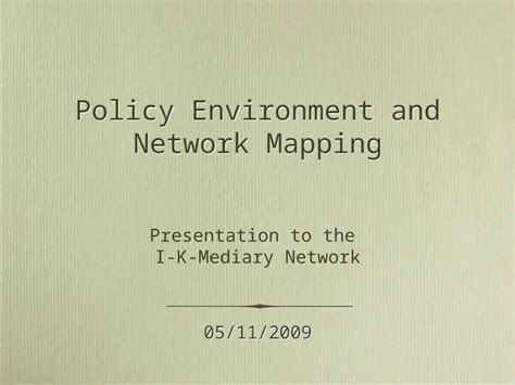 Pptx Presentation On Policy Mapping Dokumen Tips
