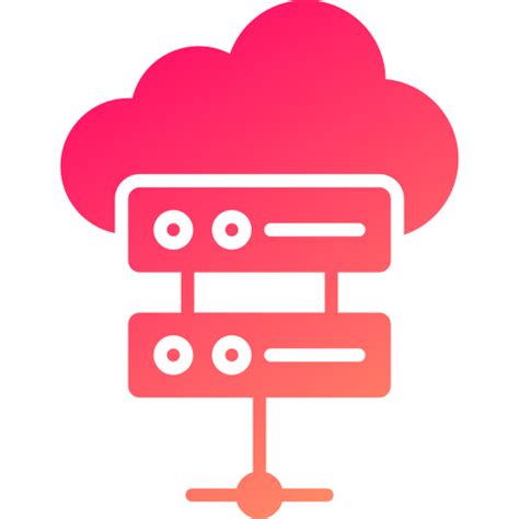 Cloud Database Generic Gradient Fill Icon