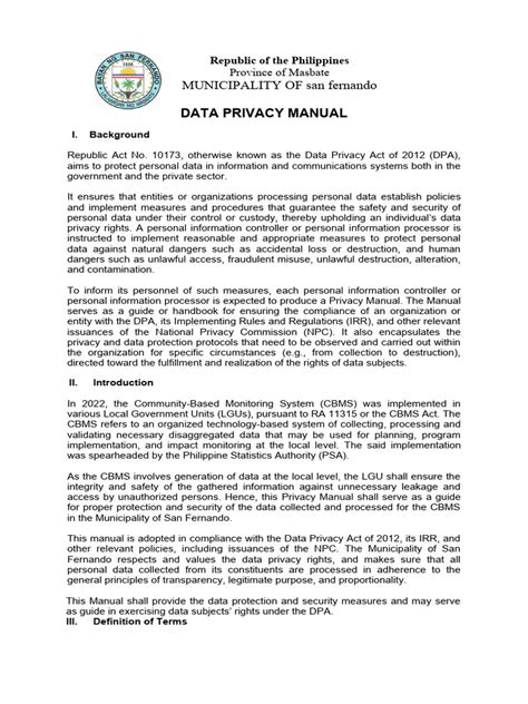 1 Batuan Data Privacy Manual Pdf