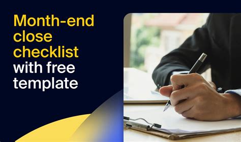 Month End Close Checklist With Free Template Blog