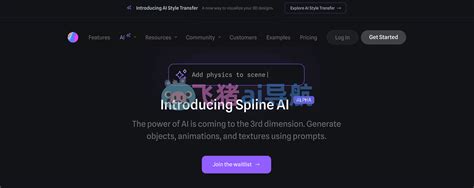 Spline Ai官网一款在线ai 3d设计软件 非猪ai导航