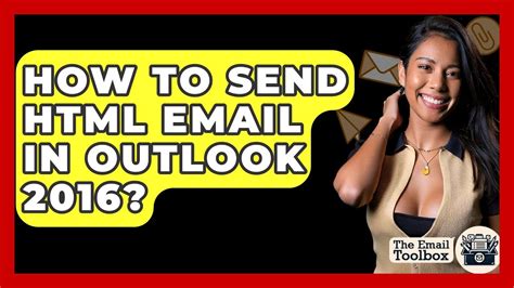 How To Send Html Email In Outlook 2016 Youtube