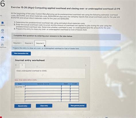 Solved Exercise 15 26 Algo Computing Applied Overhead And