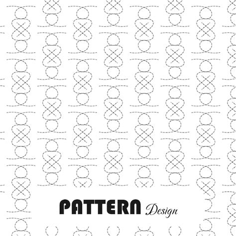 Premium Vector Stylish Vector Line Pattern Design