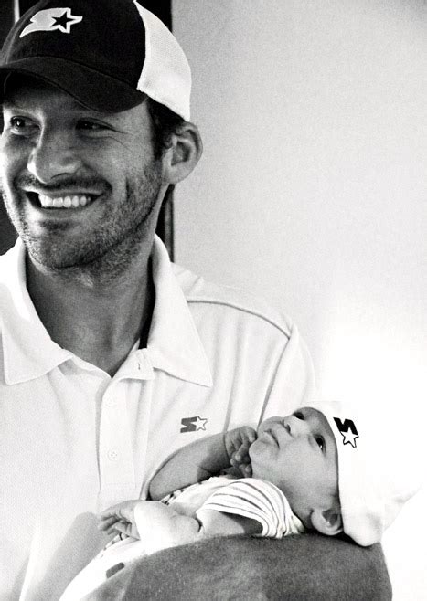 Aww Tony Romo And Son Hawkins 2 Months Wear Matching Clothes Us