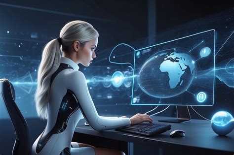 Premium Photo Digital Technology Internet Network Connection Big Data Digital Marketing IoT