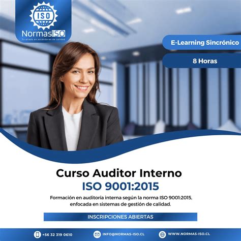 Curso Auditor Interno Iso 90012015 Normas Iso
